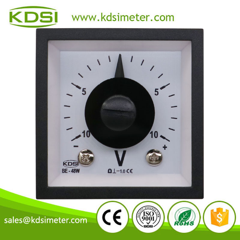 Hot Sales BE-48W DC+-10V Wide Angle DC Analog Panel Mount Voltmeter - Buy meter, Voltmeter ...