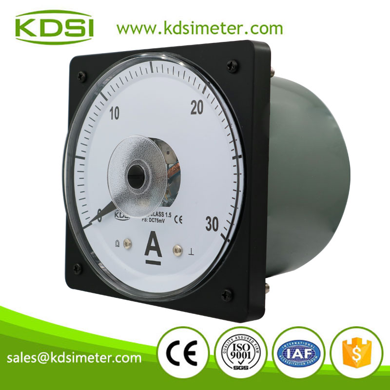 Factory Direct Sales LS-110 DC75mV 30A Wide Angle DC Analog Panel Ammeter - Buy Ammeter, Panel ...