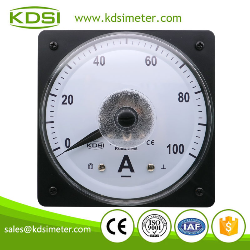CE Certificate LS-110 DC4-20mA 100A Wide Angle DC Amp Analog Panel Meter - Buy Meter, Panel ...