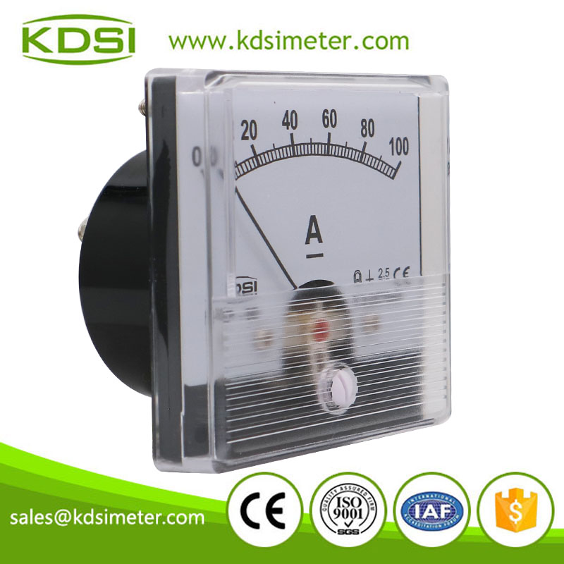High quality BP-60N DC75mV 100A dc analog voltage and current meter panel meter - Buy panel ...