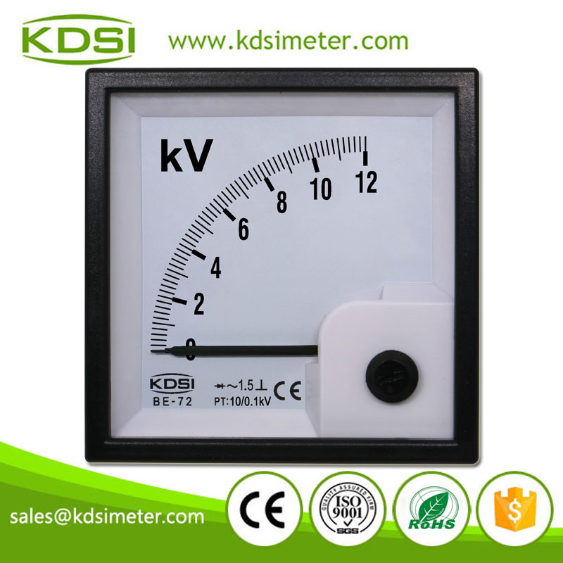 Factory Direct Sales BE-72 AC12kV 10/0.1kV rectifier Analog AC Volt 72x72 panel meter - Buy ...