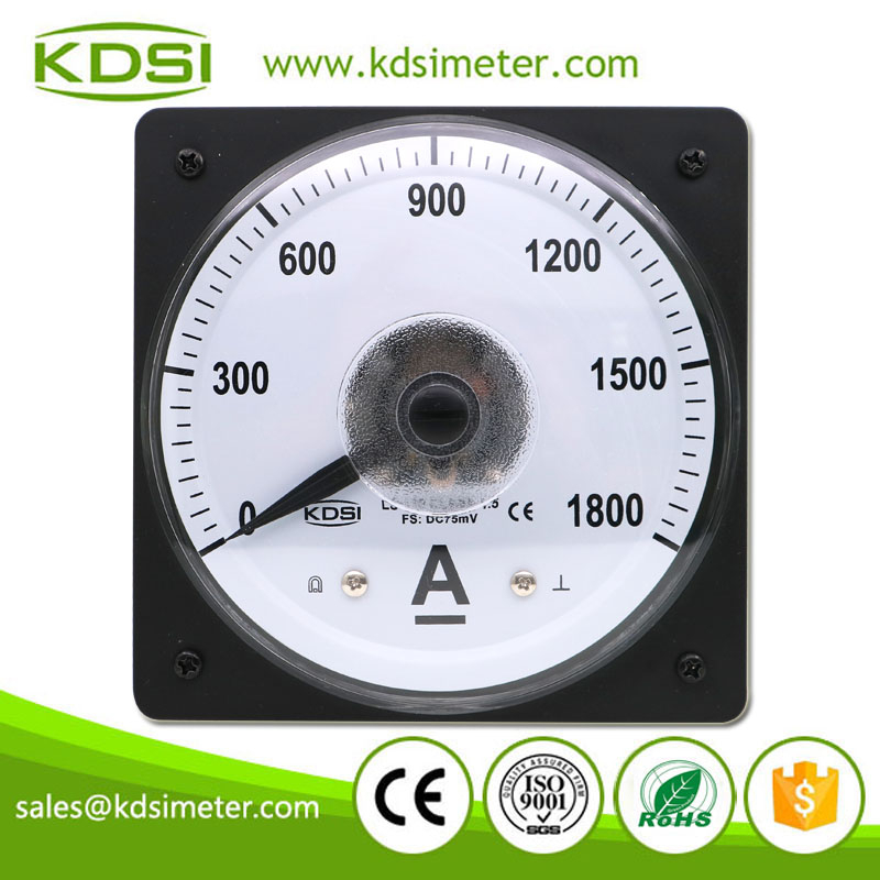 CE Certificate LS-110 DC75mV 1800A Wide Angle DC Analog Panel Volt Ampere Meter - Buy Meter ...