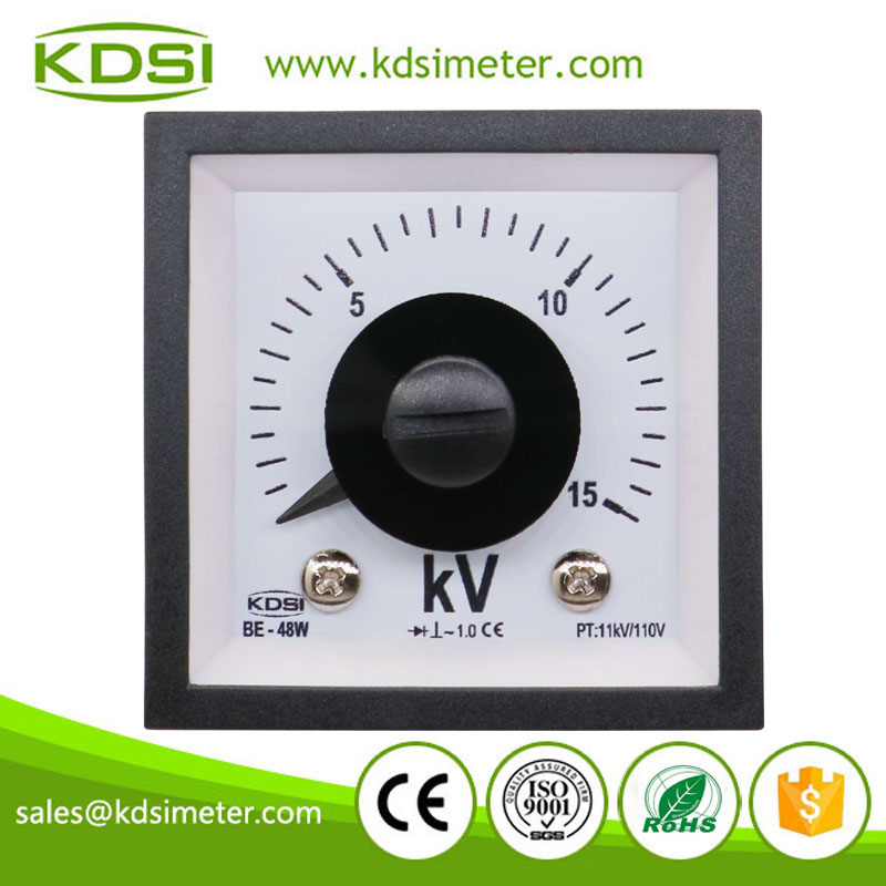 Easy Operation BE-48W AC15kV 11kV/110V Wide Angle AC Panel Analog Voltmeter - Buy meter, volt ...