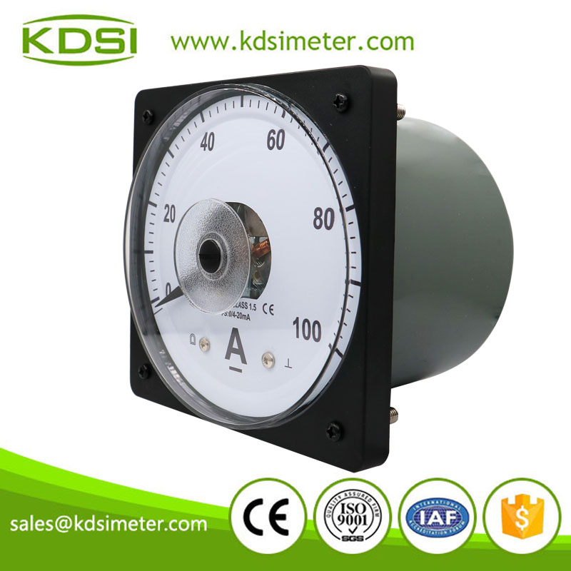 CE Certificate LS-110 DC4-20mA 100A Wide Angle DC Amp Analog Panel Meter - Buy Meter, Panel ...