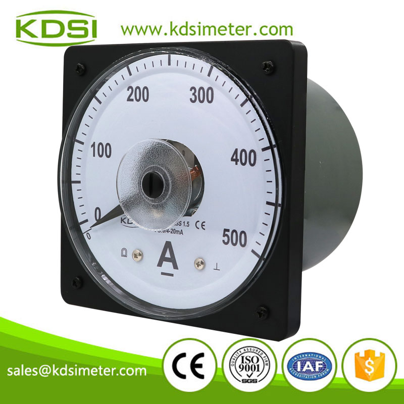 Easy operation LS-110 DC4-20mA 500A wide angle dc panel analog ampere meter - Buy meter, ampere ...