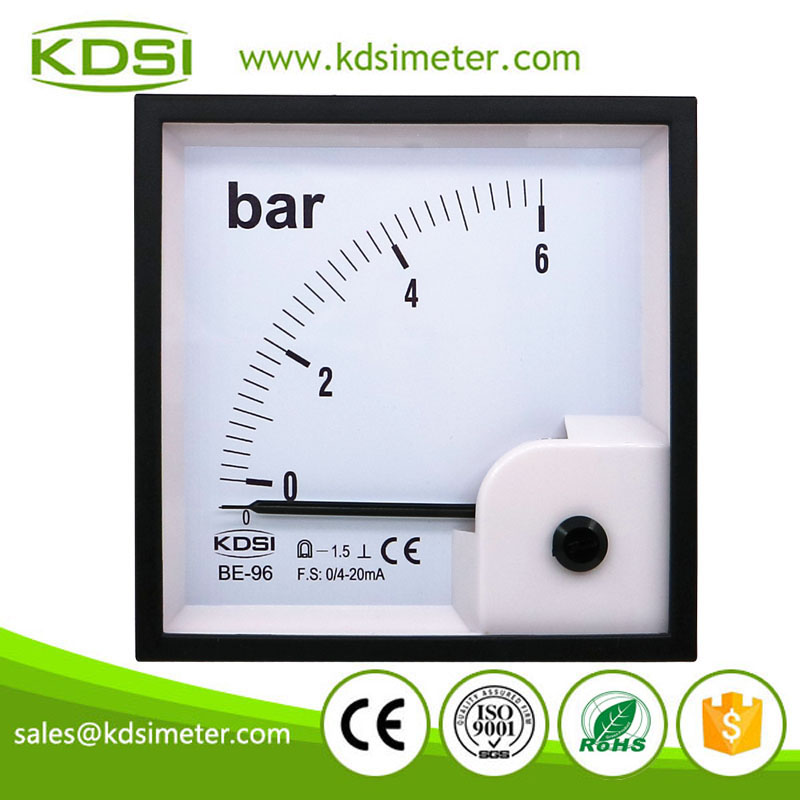 New Hot Sale Smart BE-96 DC4-20mA 6bar DC Analog Amp Panel Pressure Meter - Buy Meter, Pressure ...