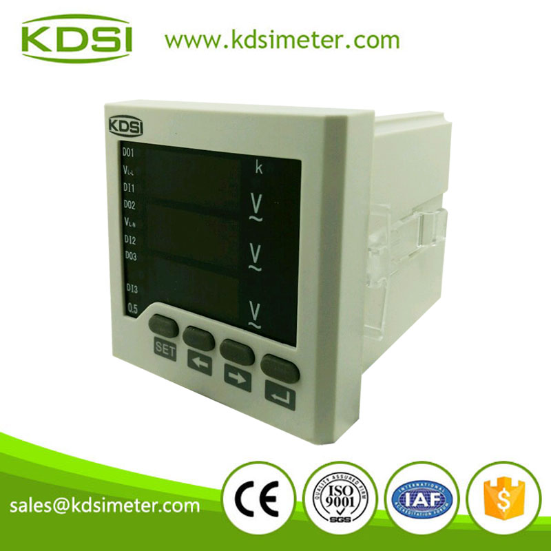 digital voltmeter panel mount,3P3W digital voltage meter,ac digital ...
