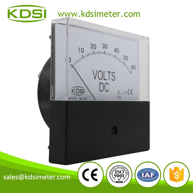 CE certificate BP-80 DC60V analog panel welding electric voltmeter ...