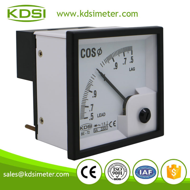 Factory direct sales BE-72 COS 5A 220V single phase analog power factor ...