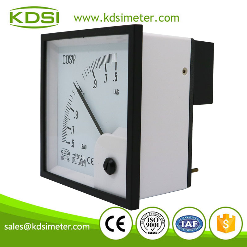 Factory direct sales BE-96 3P3W COS 440V 5A analog panel power factor ...