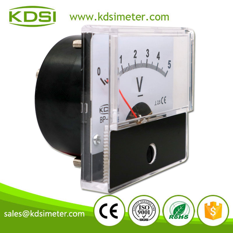 Easy Operation BP-45 DC5V Analog DC Super-mini Panel Mount Voltmeter ...