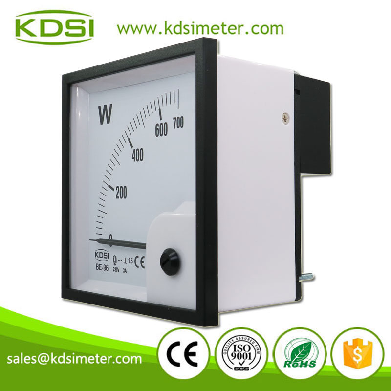 New Model BE-96 1P 700W 230V 3A Analog Panel Mounting Power Watt Meter ...