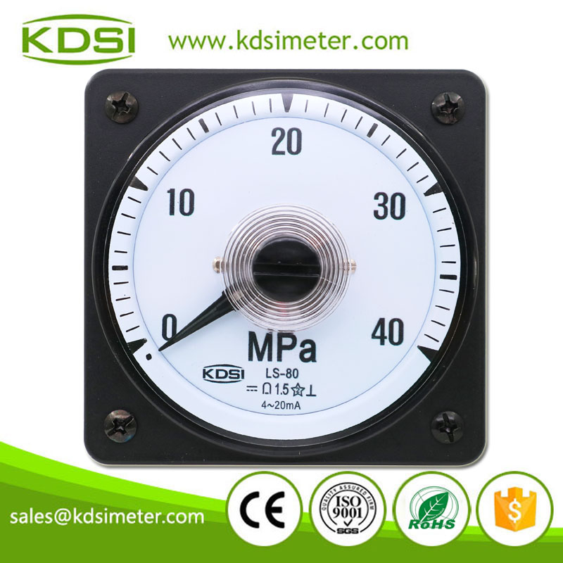 Hot Sales LS-80 DC4-20mA 40MPa Wide Angle Analog Panel DC Ampere ...