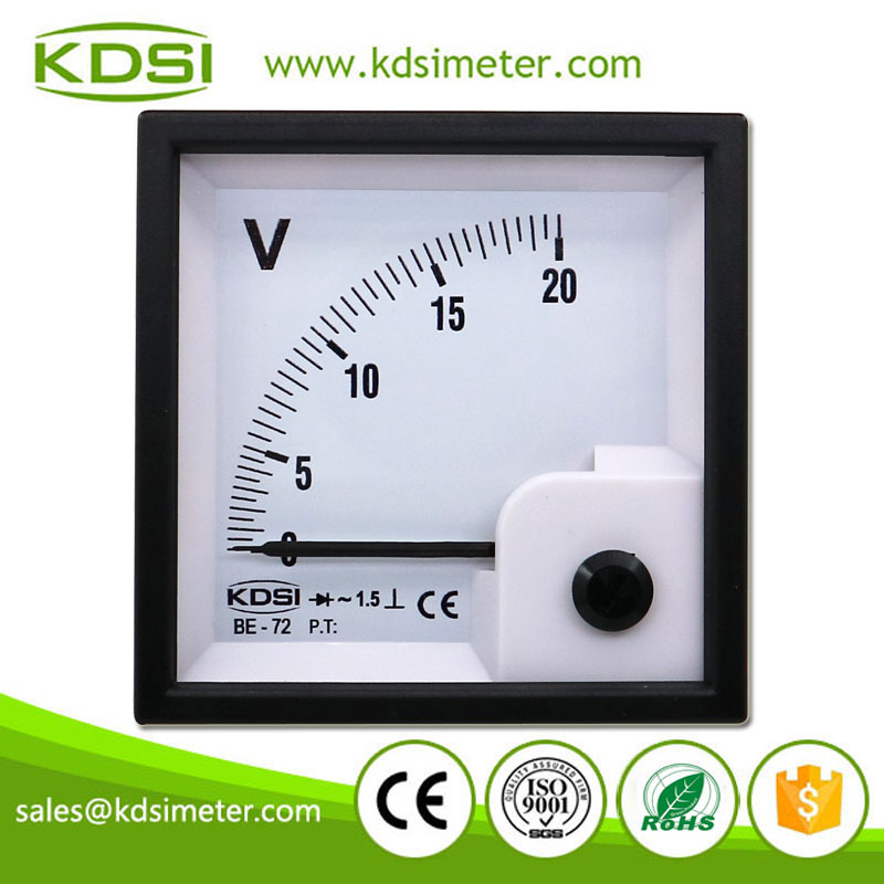 CE Certificate BE-72 AC20V Rectifier Analog AC Panel Mount Voltmeter ...