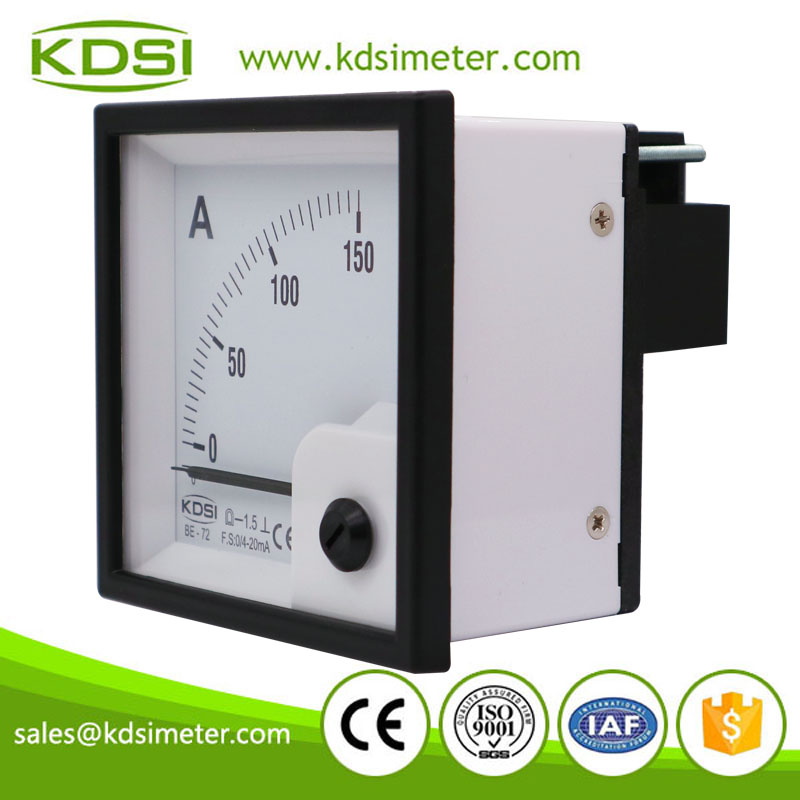 Industrial universal BE-72 DC4-20mA 150A analog dc panel amp current ...