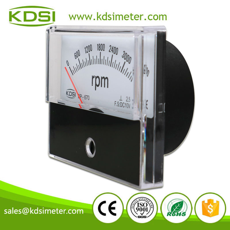 Safe To Operate BP-670 DC10V 3600rpm Analog Volt Panel Electronic RPM ...