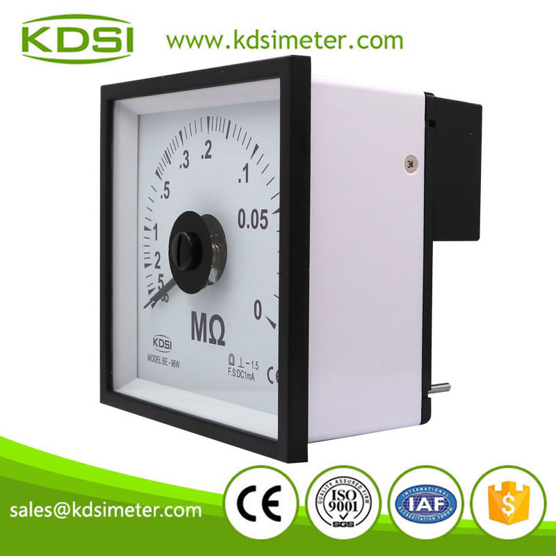 New model BE-96W DC1mA analog dc insulation panel meter - Buy meter ...