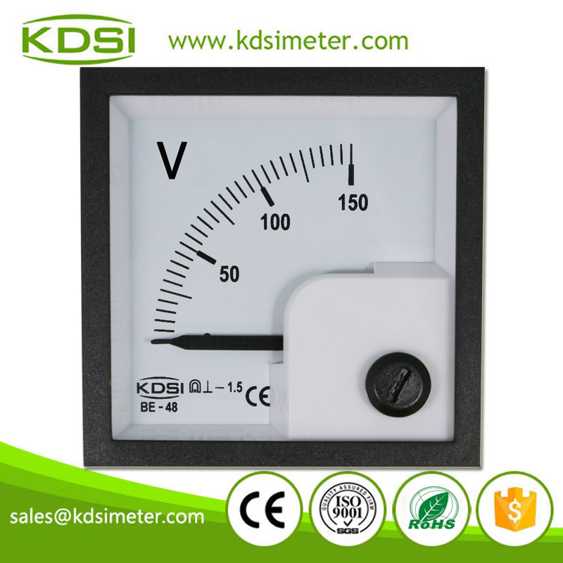 KDSI Electronic Apparatus BE-48 DC150V DC Panel Analog Voltage Meter ...