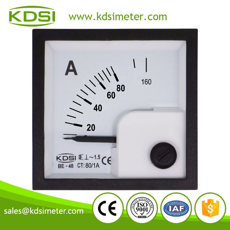 Hot Selling Good Quality BE-48 AC80/1A analog ac panel ammeter with ...