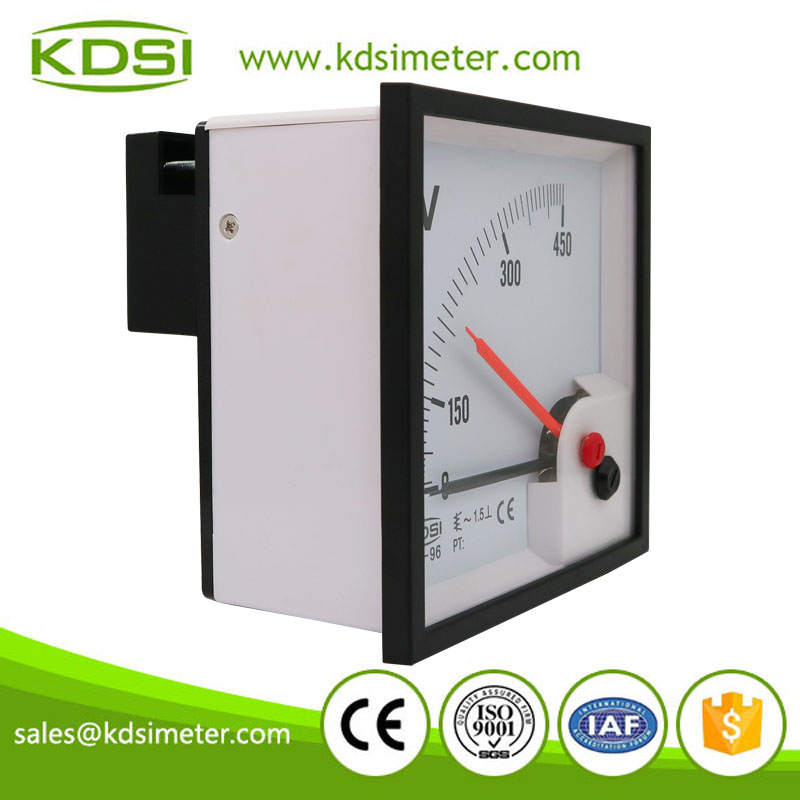 Safe to operate BE-96 AC450V with red pointer analog ac panel mount ...