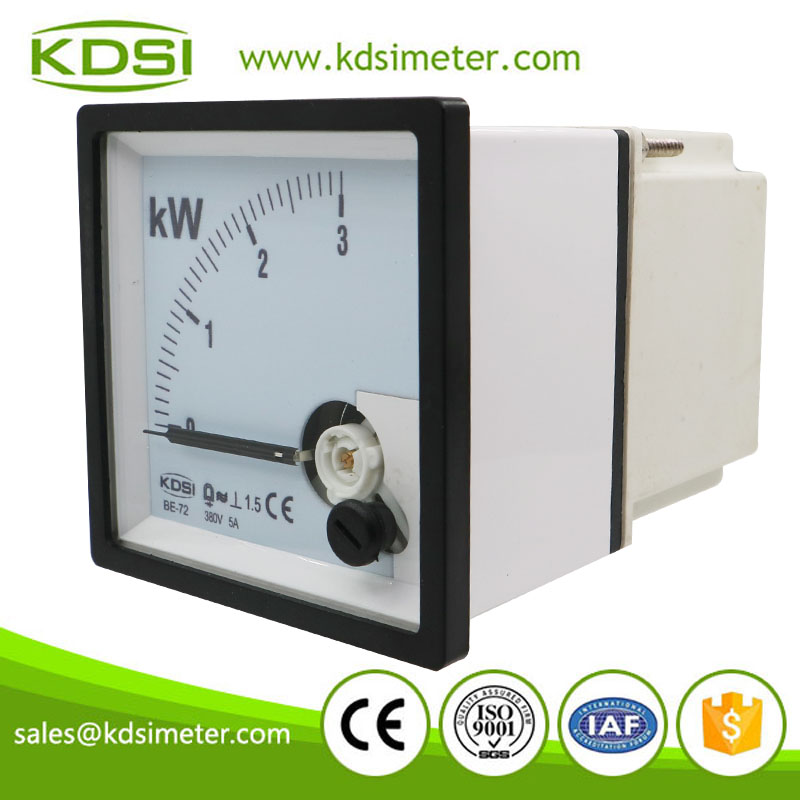 Durable in use BE-72 3P3W 3kW 380V 5A analog watt panel meter - Buy ...