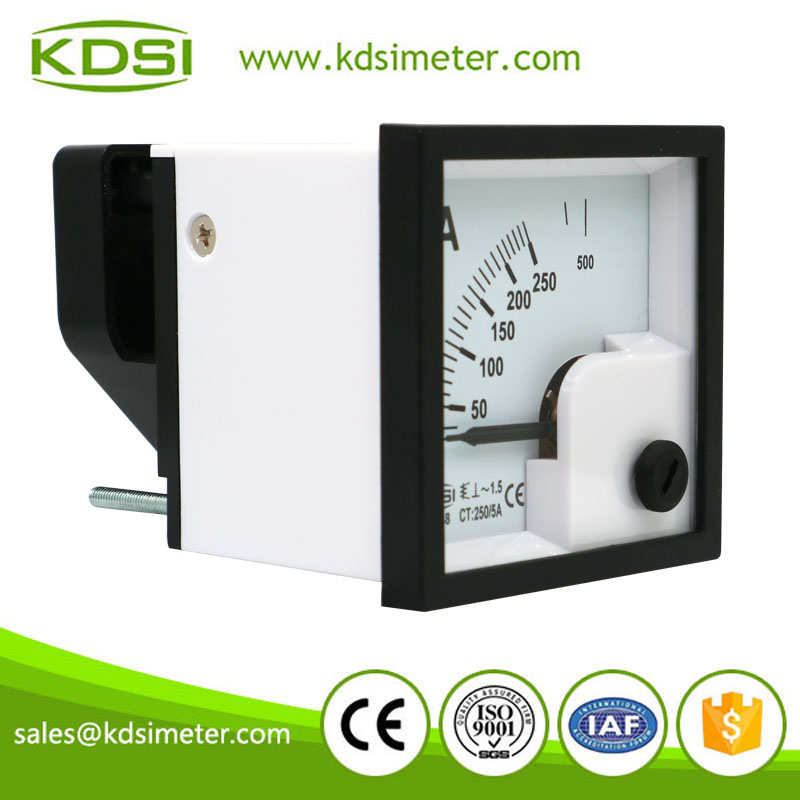 Classical BE-48 AC250/5A analog ac panel mini ammeter - Buy meter ...