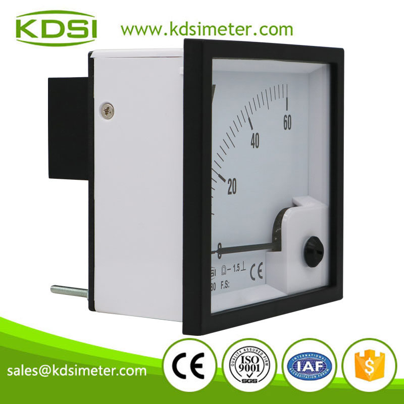 Portable precise BE-80 DC60V analog dc panel generator voltmeter - Buy ...