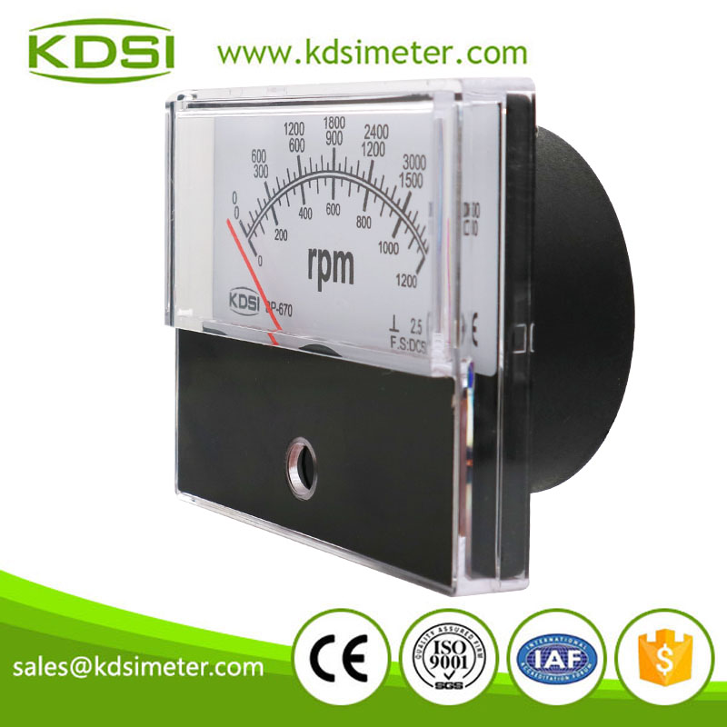 Safe to operate BP-670 DC5V 1200/1800/3600RPM panel analog rpm speed ...