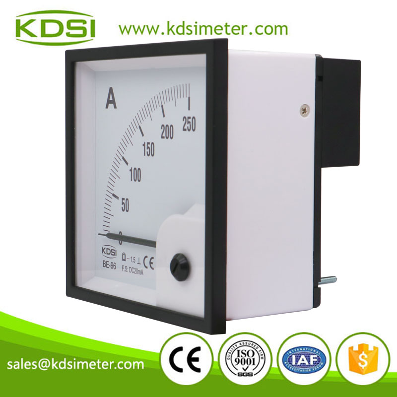 Instant flexible BE-96 DC20mA 250A dc analog amp current panel meter ...