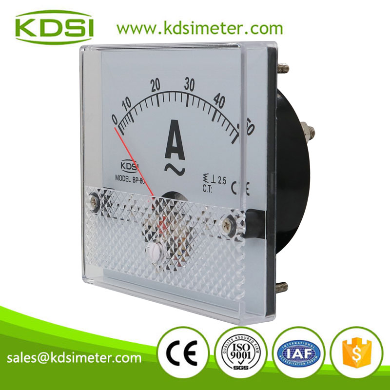 Easy operation BP-80 AC50A direct panel analog ac ampere meter - Buy ...