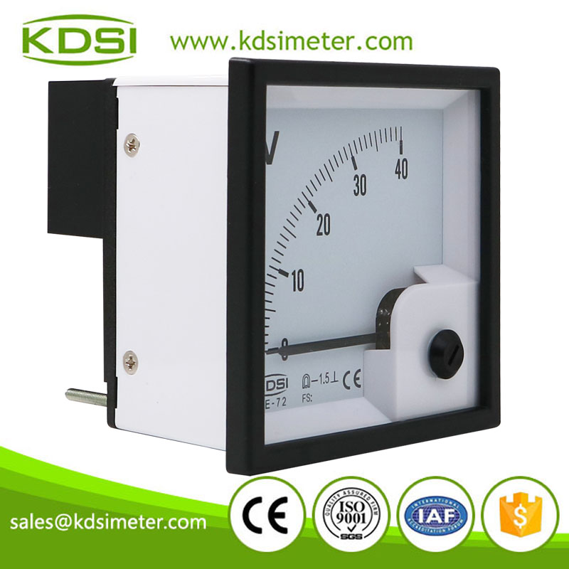 Safe to operate BE-96 DC40V analog dc panel mount voltmeter - Buy ...