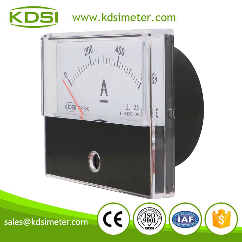 Industrial universal BP-670 DC10V 600A dc analog panel mount ammeter ...