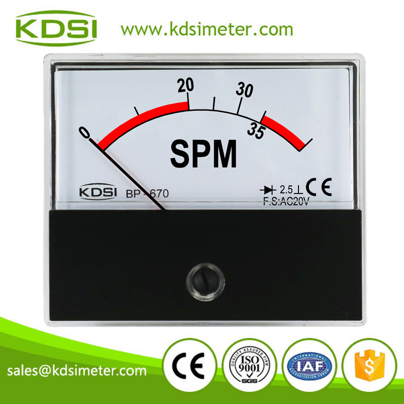 Easy Operation BP-670 AC20V 45SPM Analog AC Voltage Strokes Per Minute ...