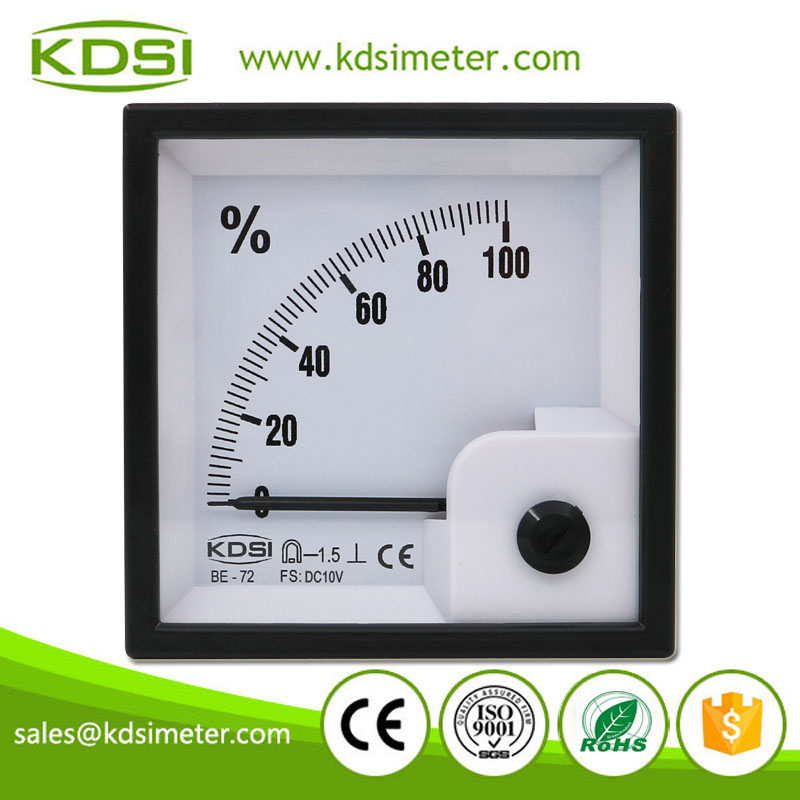 Easy Installation BE-72 DC10V 100% Analog DC Panel Volt Load Meter ...