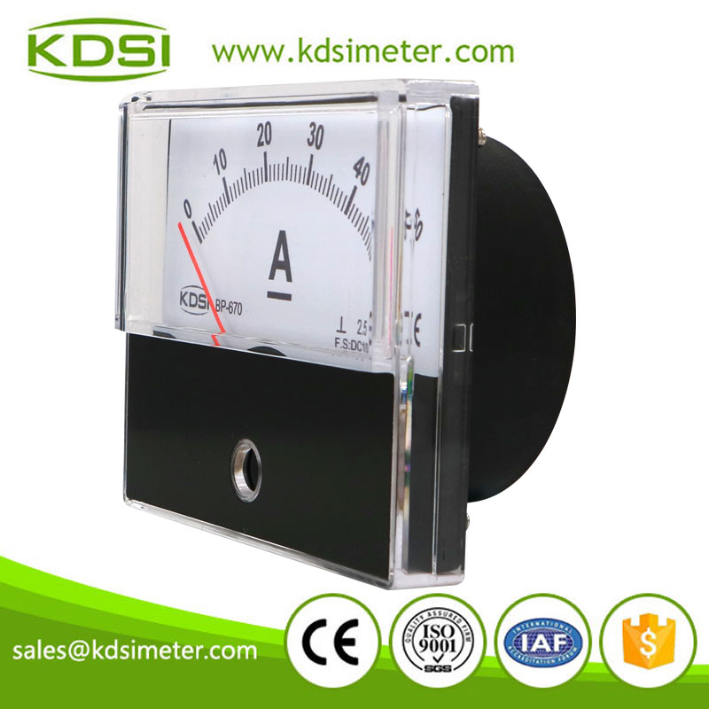 New model BP-670 DC10V 50A analog panel dc high precision ammeter - Buy ...