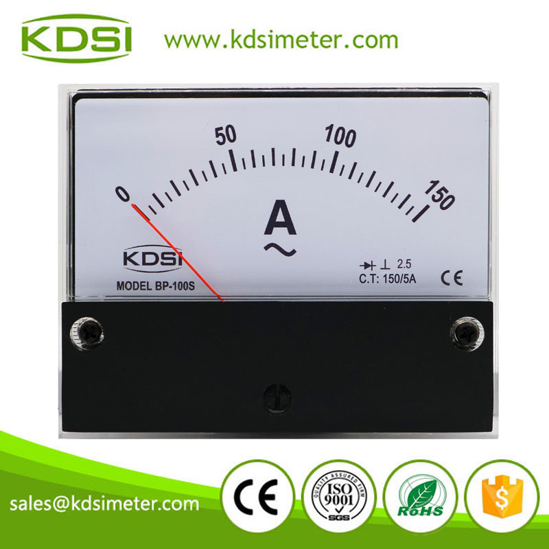 Easy Installation BP-100S AC150/5A AC Current Analog Amp Panel Meter ...