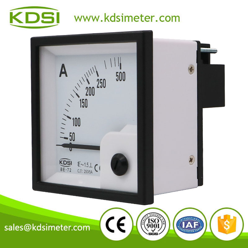 Portable precise BE-72 AC250/5A analog ac amp panel meter - Buy meter ...
