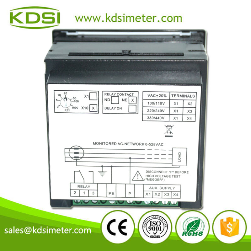 KDSI Electronic Apparatus AAL-111Q96 AC Analog Insulation Monitor For ...